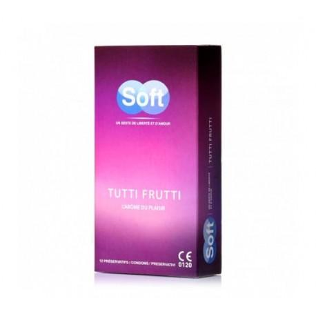 Préservatifs Soft - Tutti Frutti - EspaceMan.com vente de textiles homme