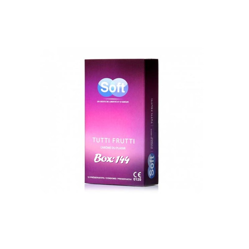 Préservatifs Soft - Tutti Frutti - EspaceMan.com vente de textiles homme